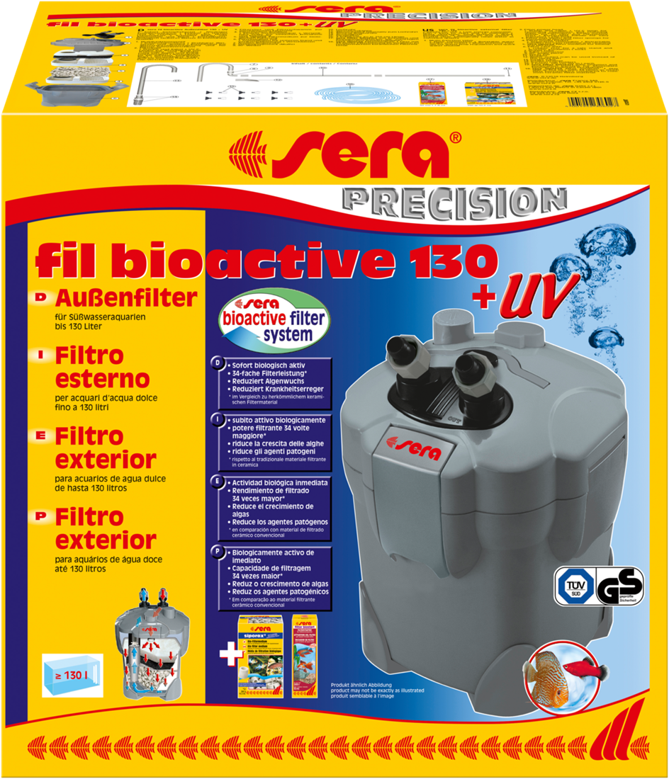 Sera aquarium filter bioactive 130 +UV kopen?